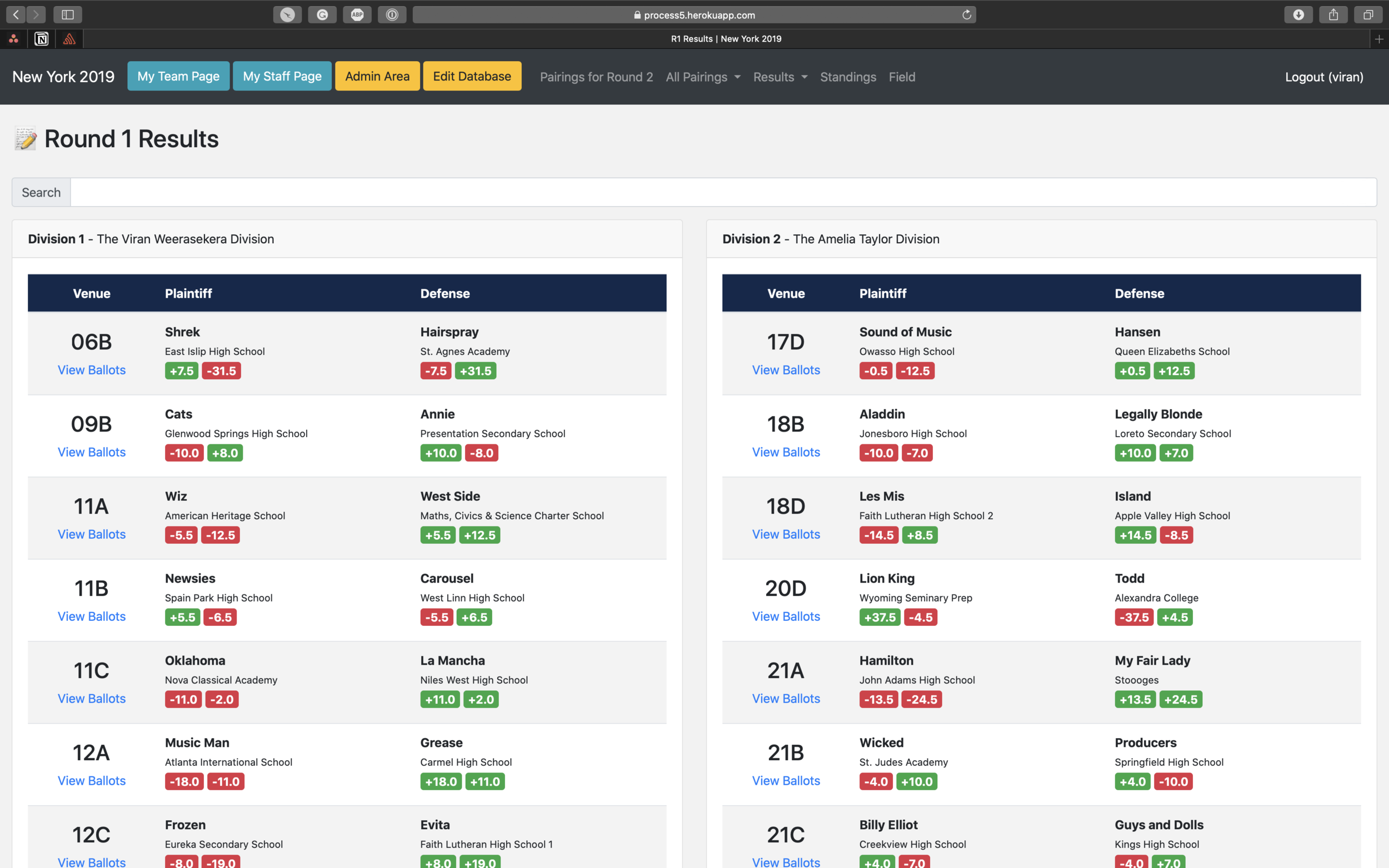 Open + Digital Tab — Empire Mock Trial