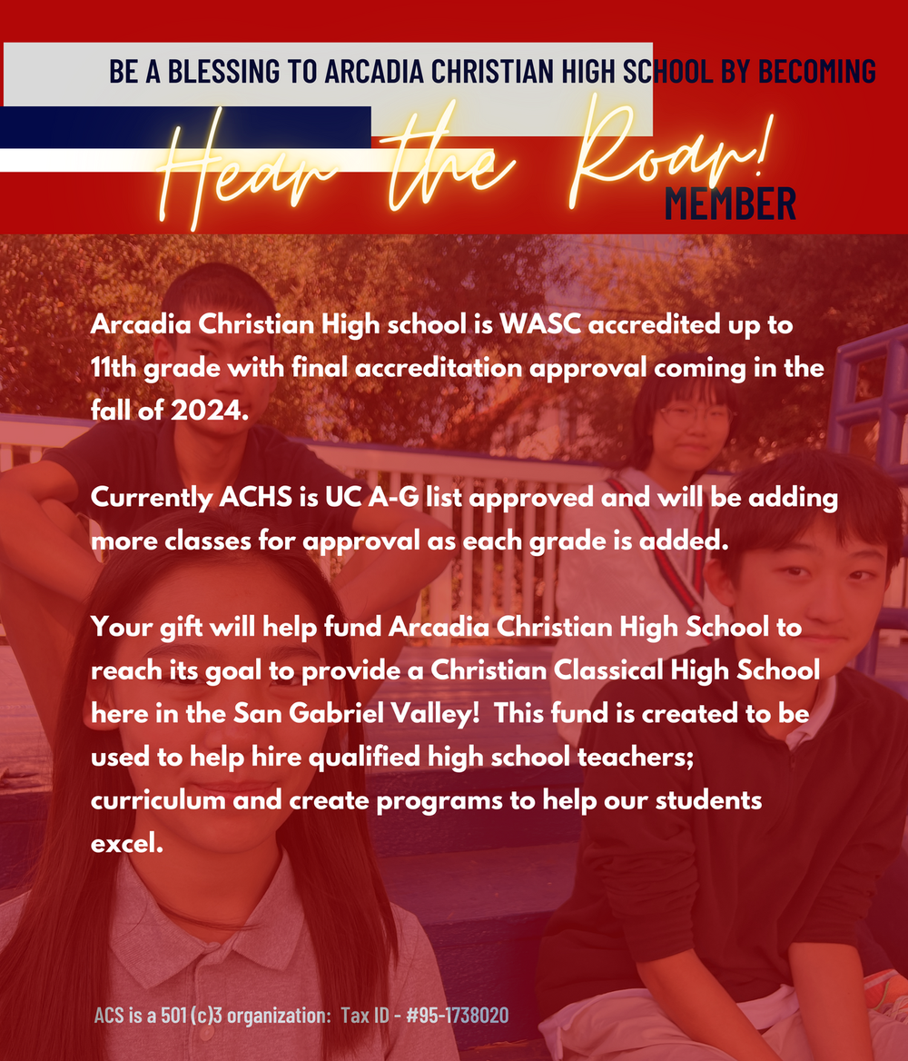 ACS Support — Arcadia Christian School