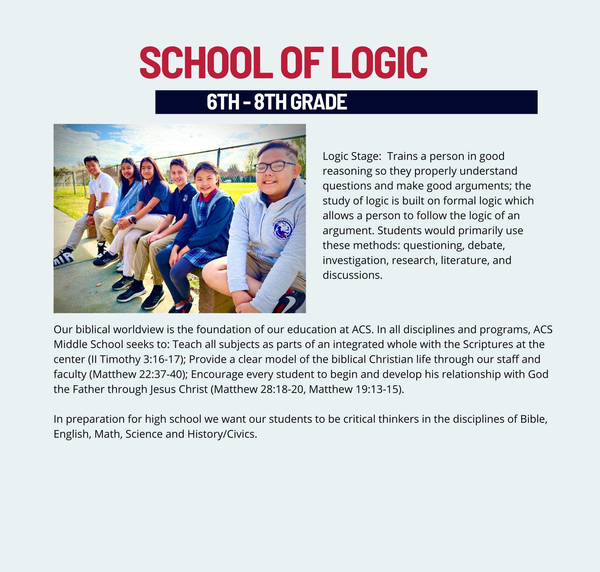 ACS Academe — Arcadia Christian School