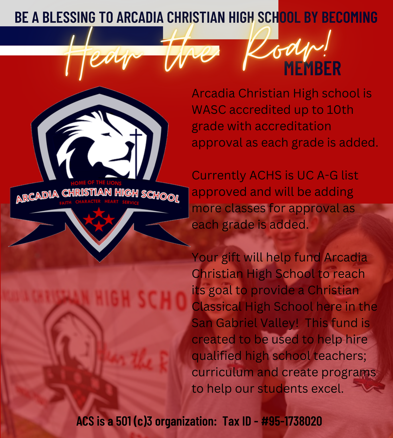 ACS Support — Arcadia Christian School