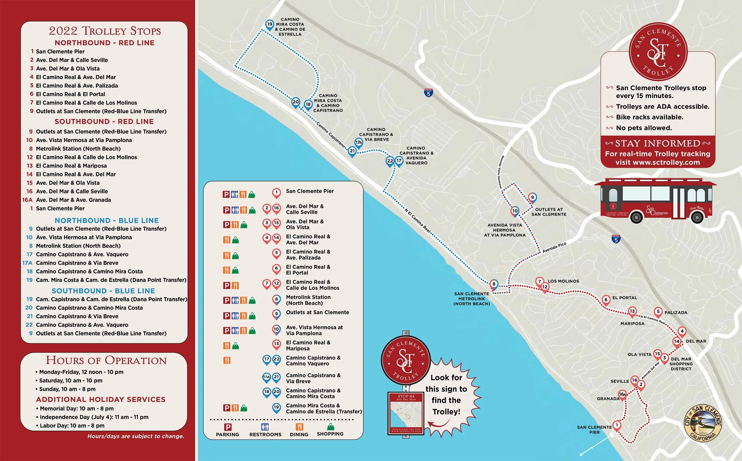 LIVE MAP - San Clemente Trolley Info