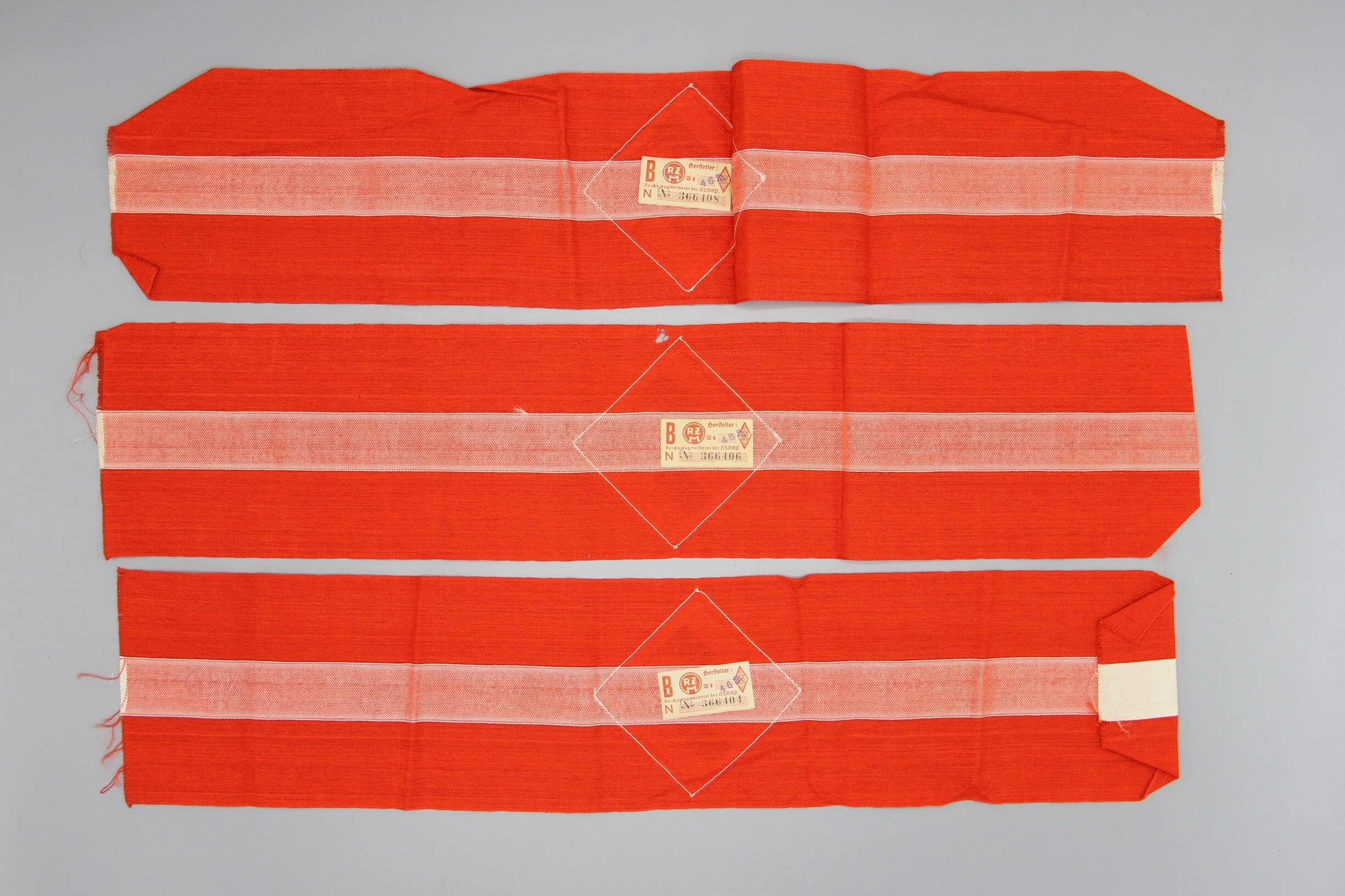 Original German WWII Wool 3 Piece Armband — BSR Militaria