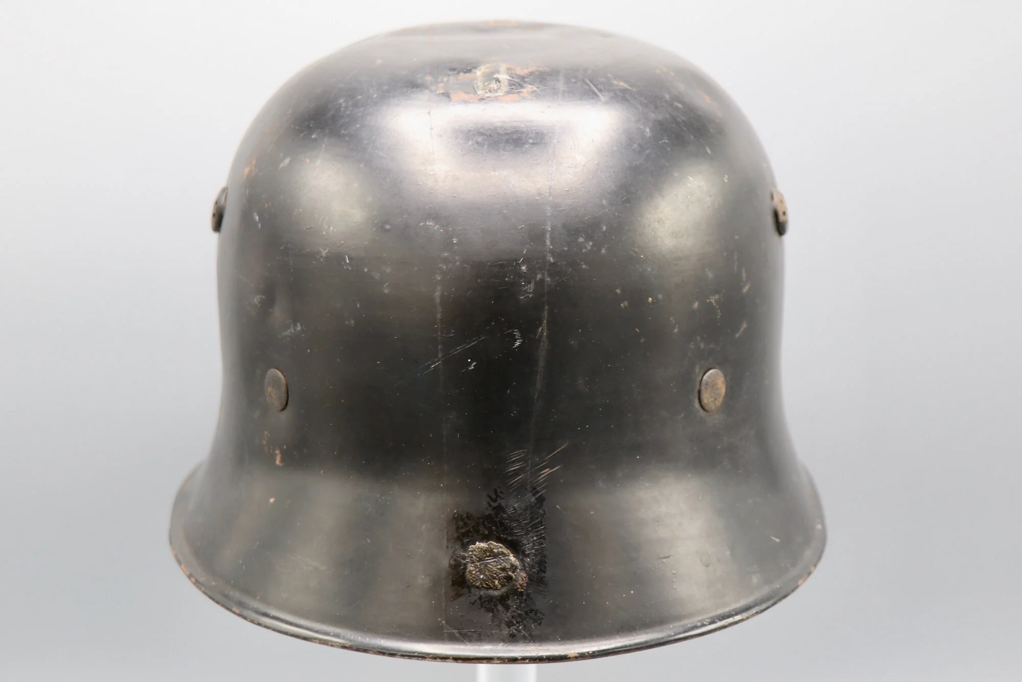 German WWII M38 Southern Front Camo Fallschirmjäger Helmet — BSR Militaria