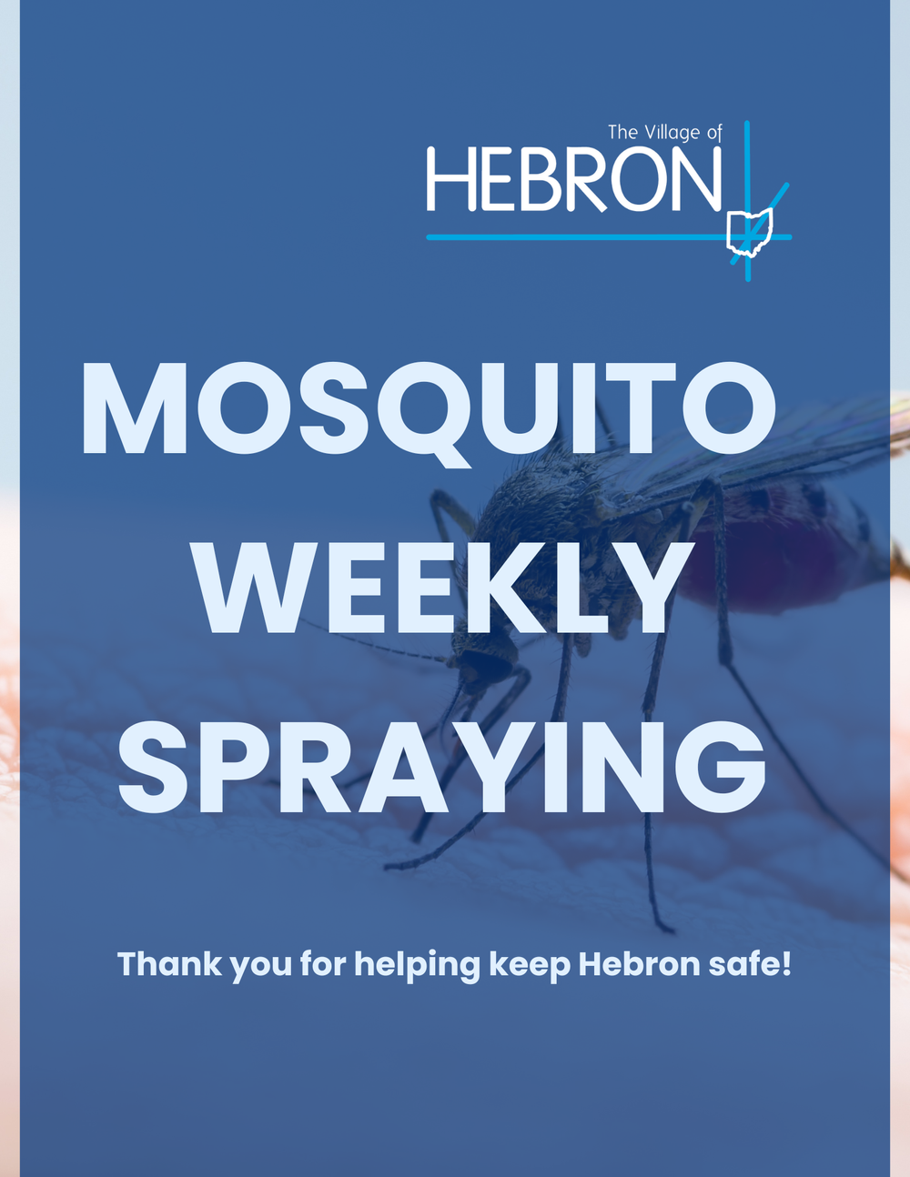 Weekly Mosquito Spraying — Village of Hebron