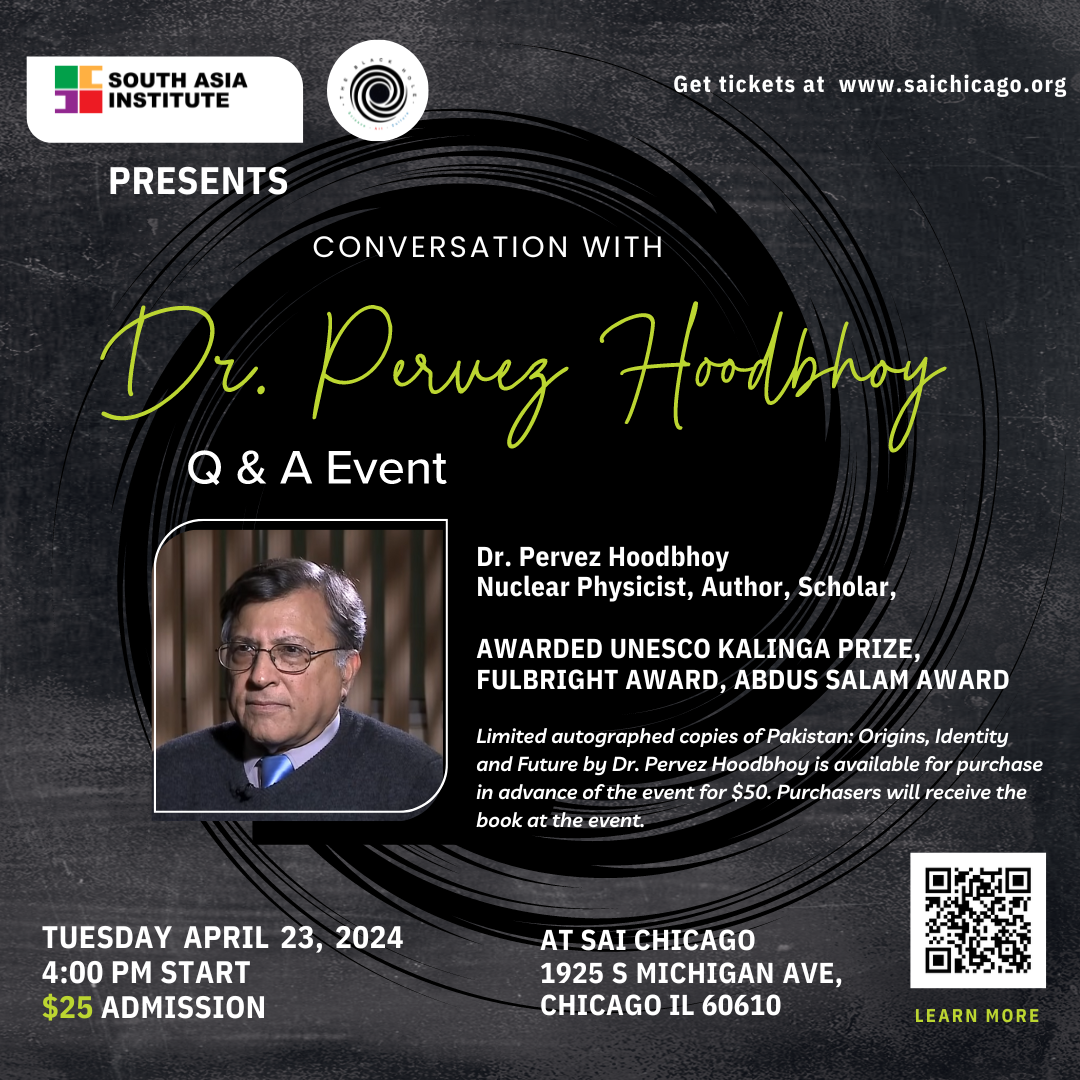 Conversation with Dr. Pervez Hoodbhoy — South Asia Institute