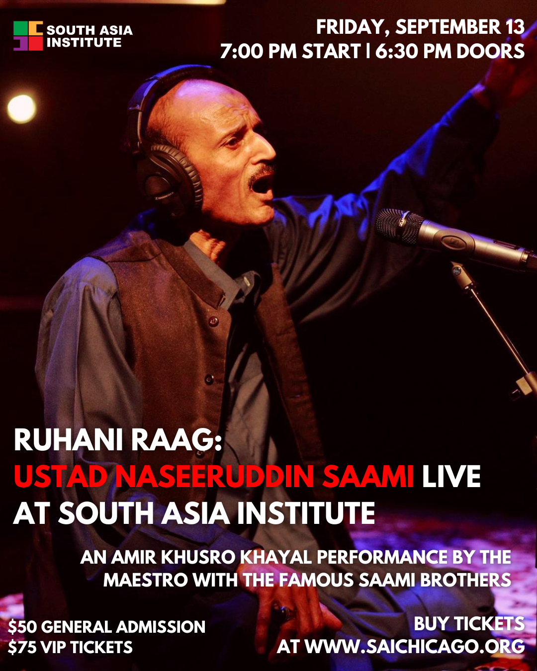 Ruhani Raag: Ustad Naseeruddin Saami Live at South Asia Institute (with ...