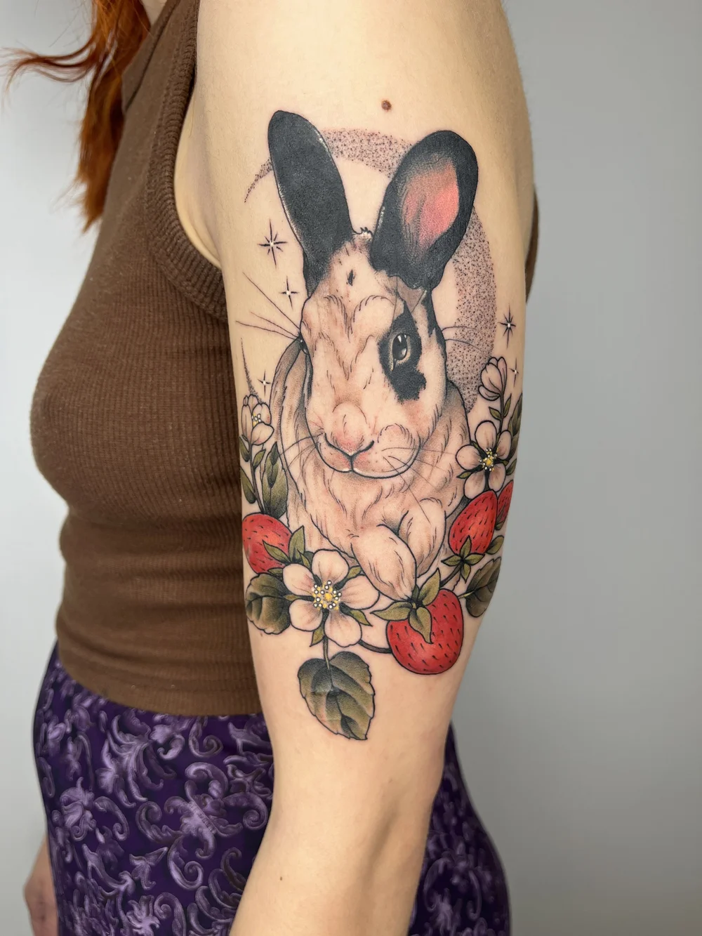 Combination Color/Blackwork — Samantha C. Ford