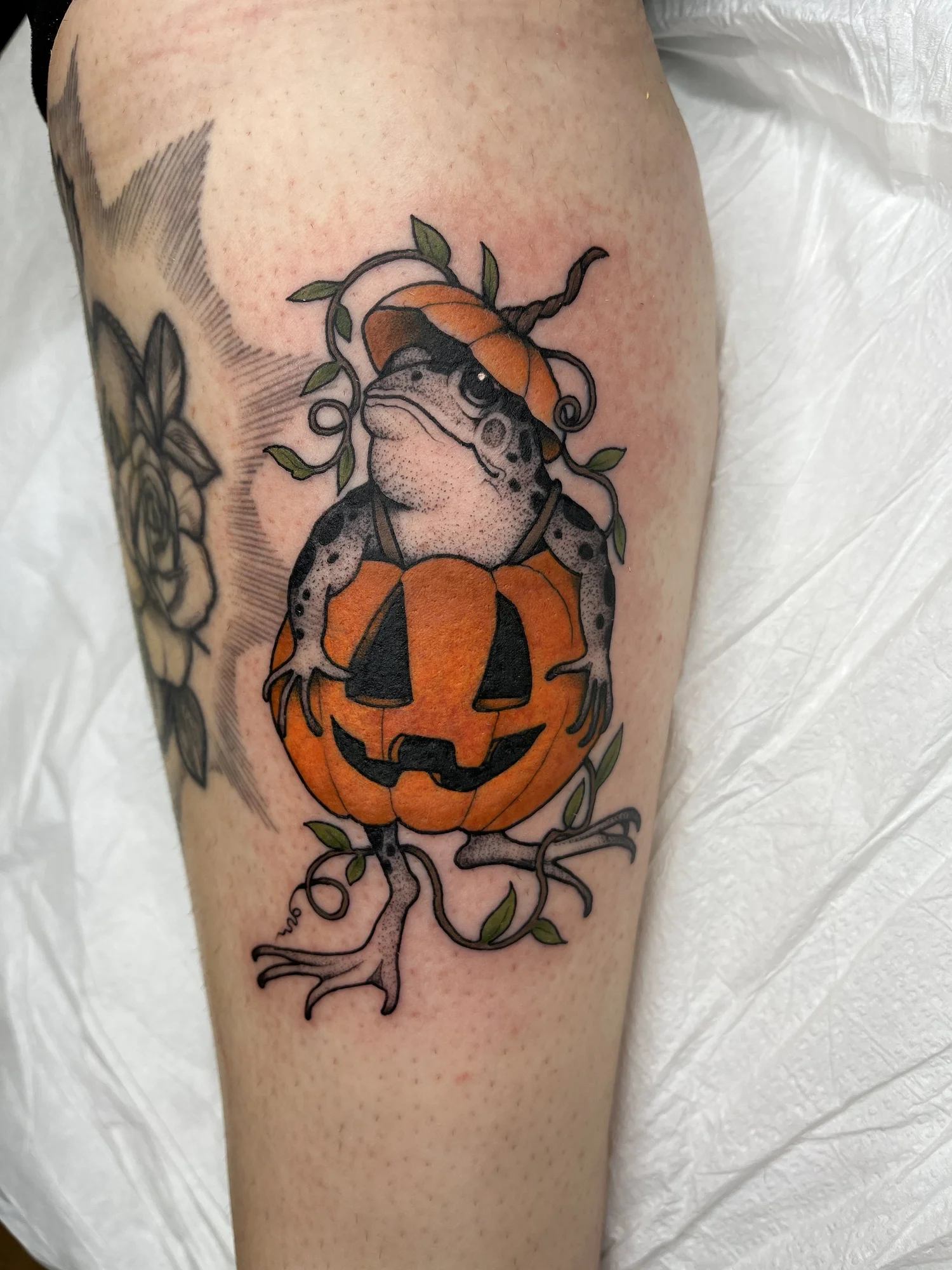 Combination Color/Blackwork — Samantha C. Ford