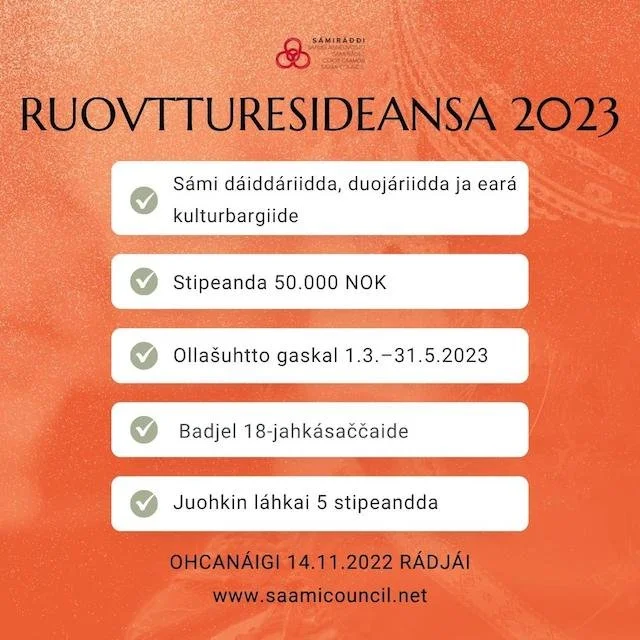 Apply For a Home Residency Scholarship From the Saami Council — Sámiráđđi