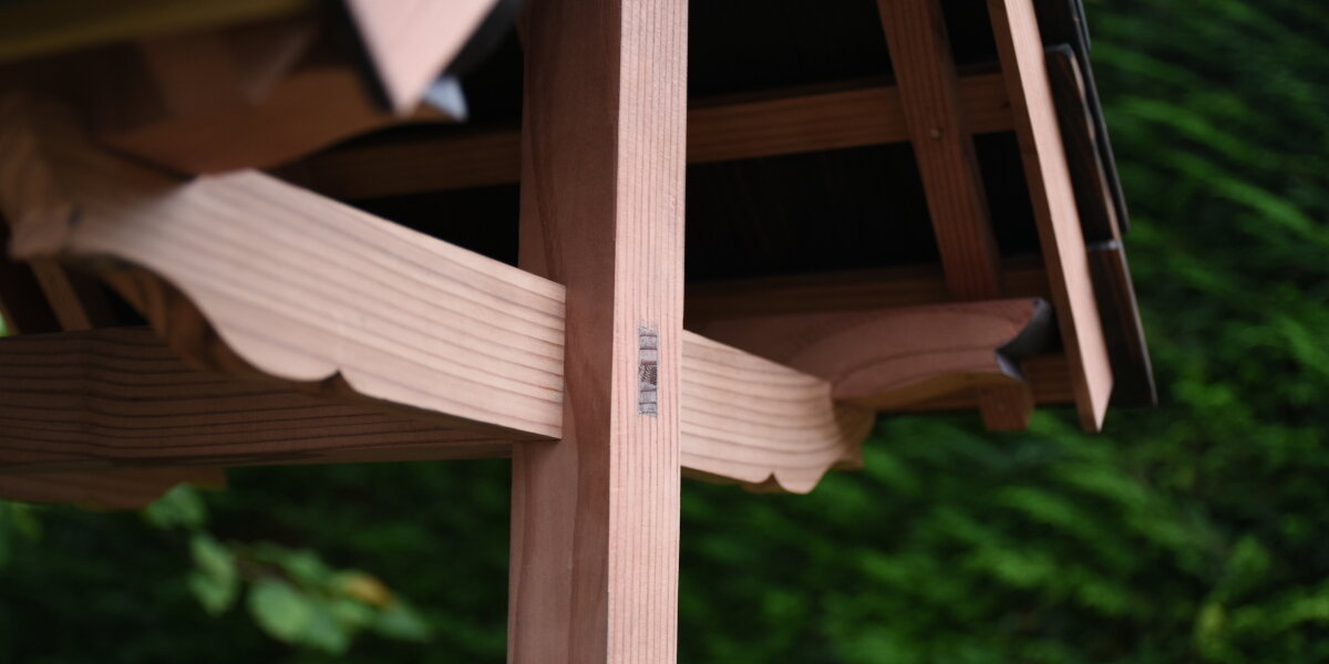Yakisugi Bird Table — Moidart Woodwork