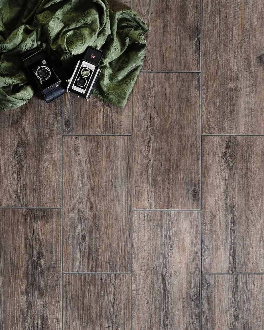 9 x 18 Rustic Timber Luxury Vinyl Tile — ELEMENTS OF NATURE