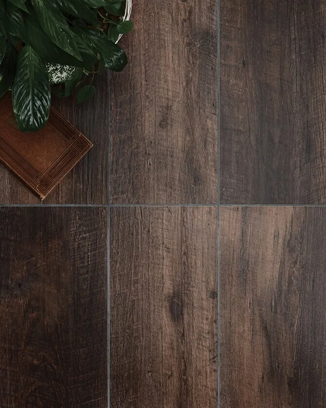 9 x 18 Rustic Timber Luxury Vinyl Tile — ELEMENTS OF NATURE