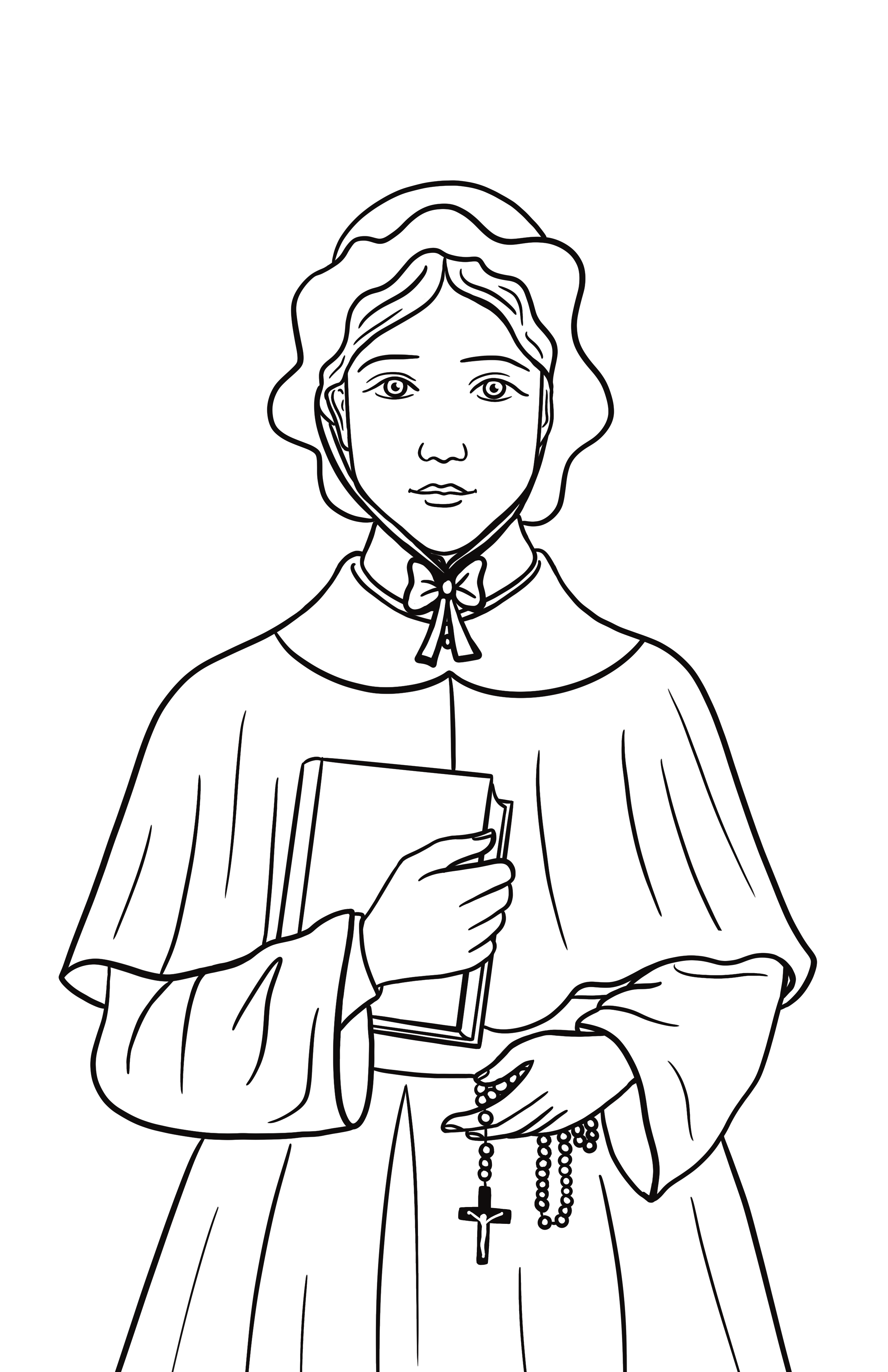 Saint Elizabeth Ann Seton Coloring Pages