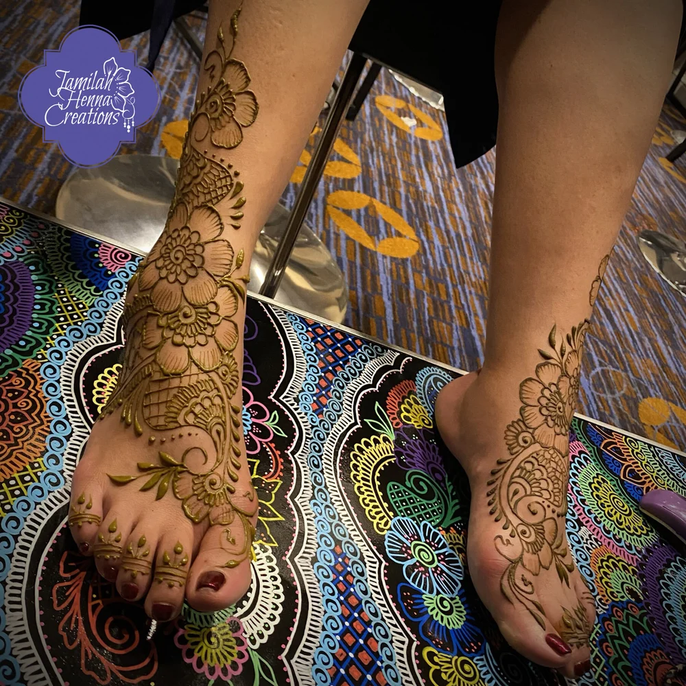 Henna Full Leg