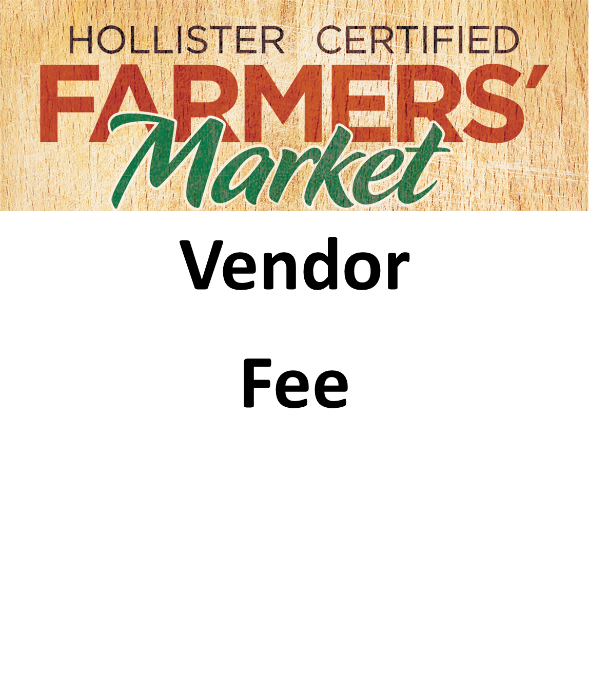 Farmers Market Vendor Signs
