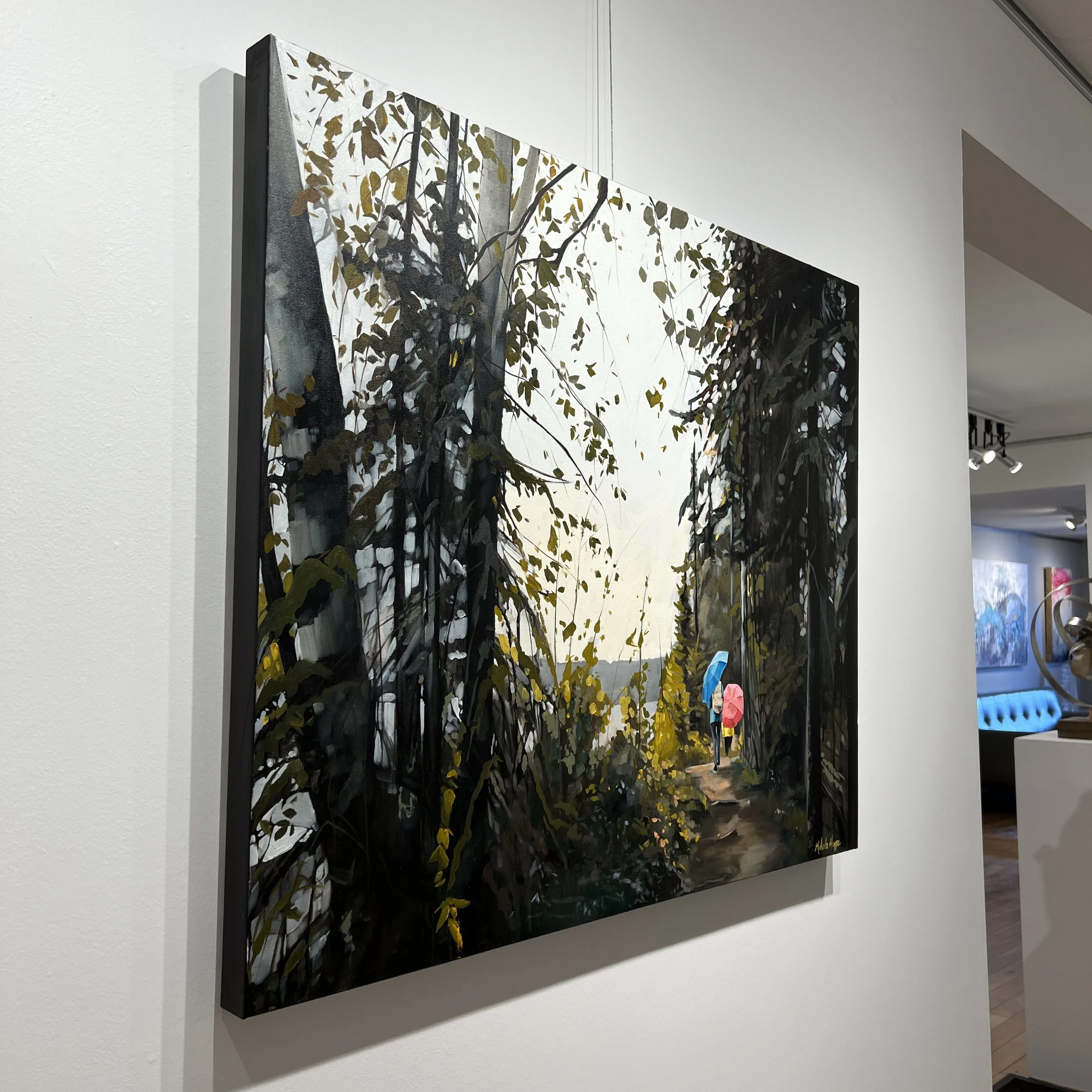 Big Beautiful Figurative Landscapes from Michaela Hoppe — Benz Gallery