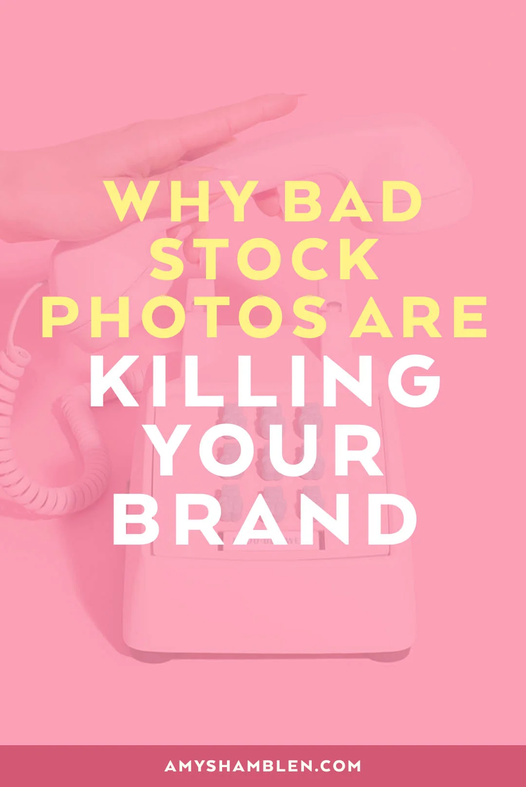 Why Bad Stock Photos are Killing Your Brand — Amy Shamblen Creative