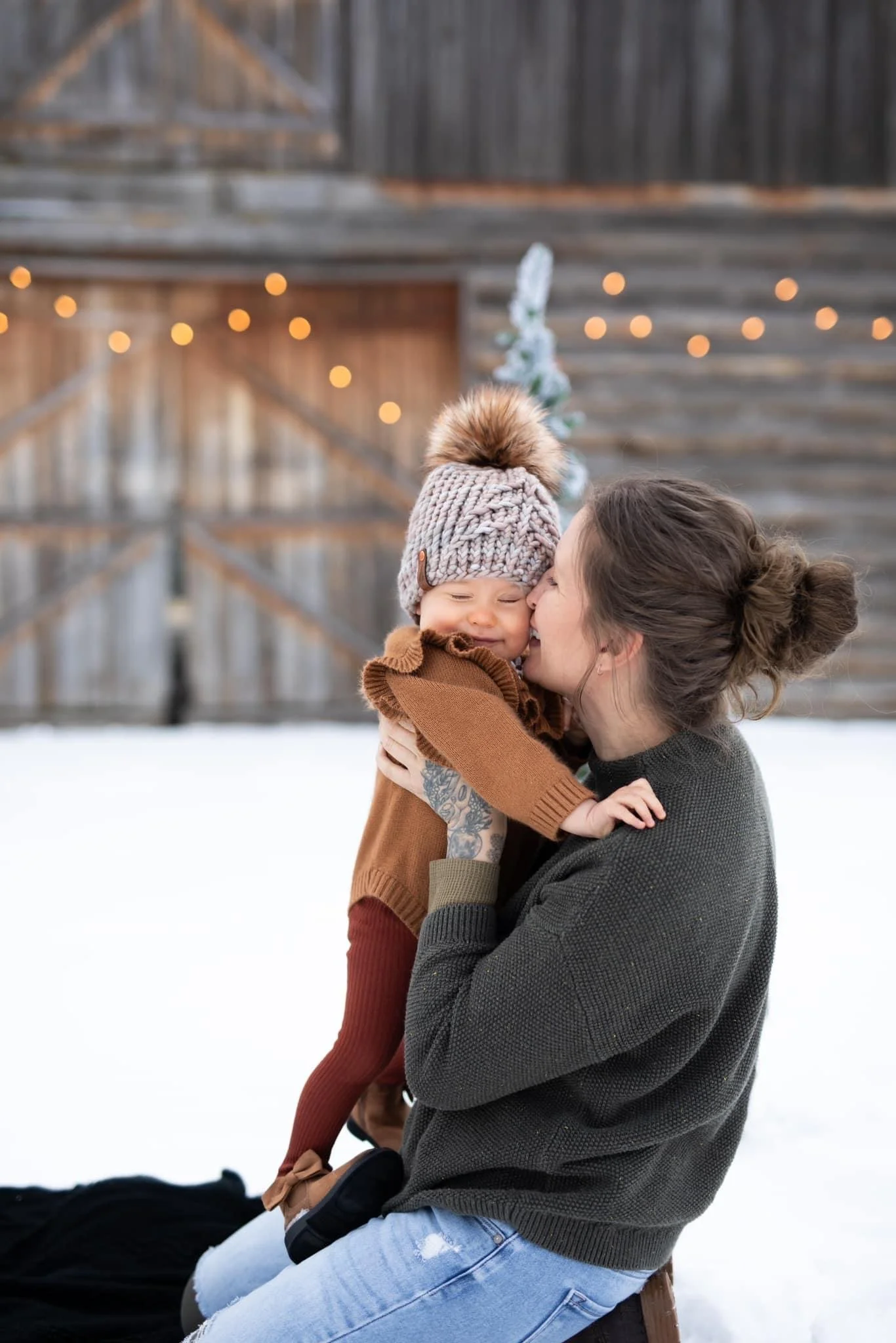 from a cabin up north