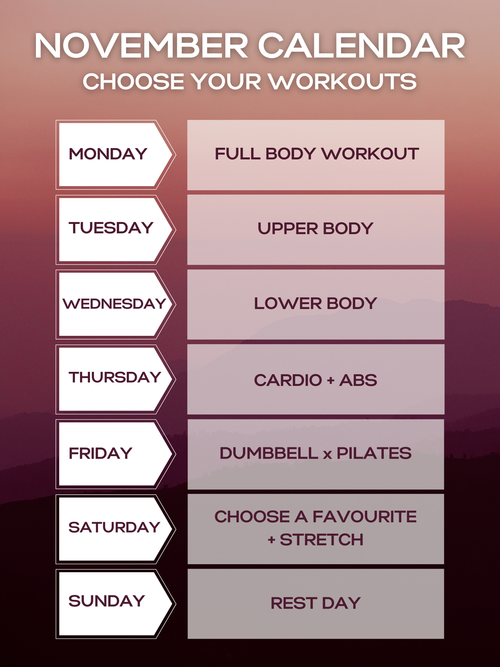 Choose Your Own Adventure Workout Calendars — FITBYMIK