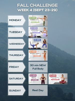 2024 Fall Workout Challenge — FITBYMIK
