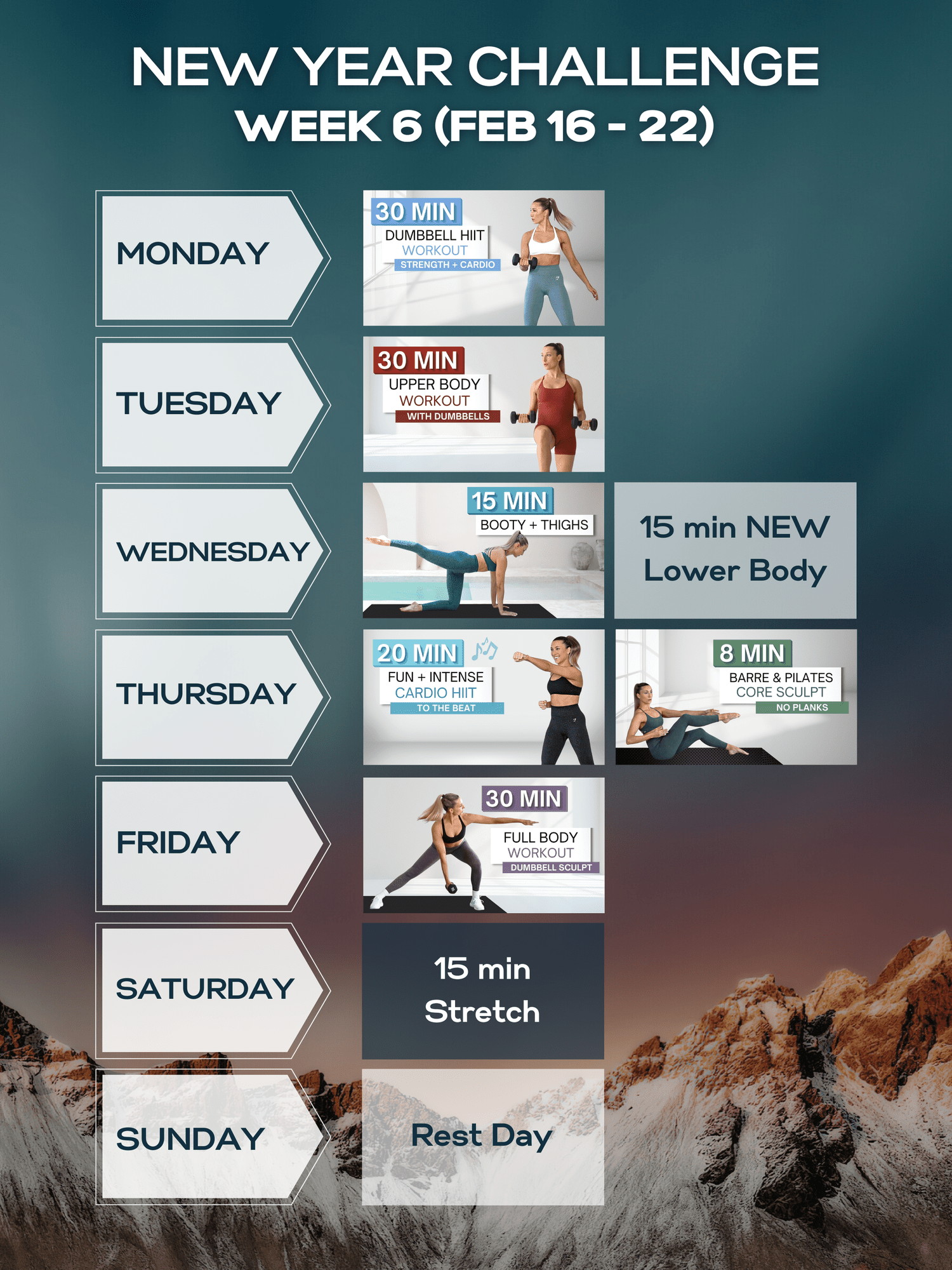 2026 New Year Workout Challenge Fitbymik