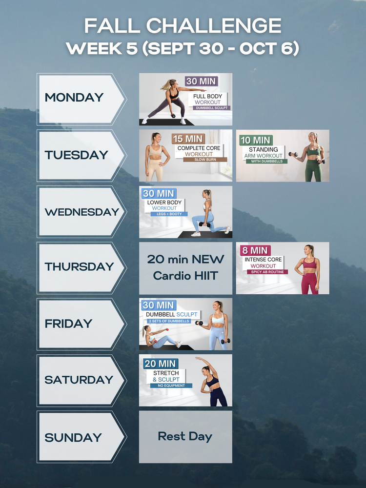2024 Fall Workout Challenge — FITBYMIK