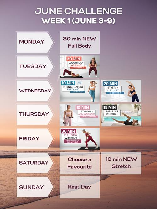 2024 June Workout Challenge — FITBYMIK