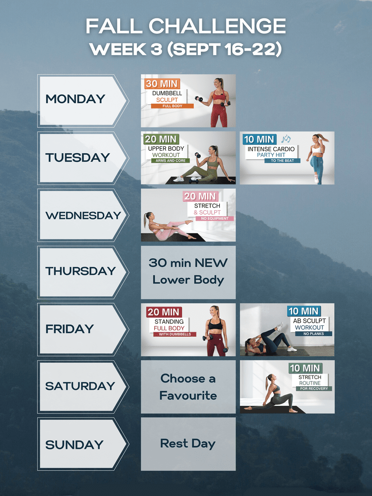 2024 Fall Workout Challenge — FITBYMIK