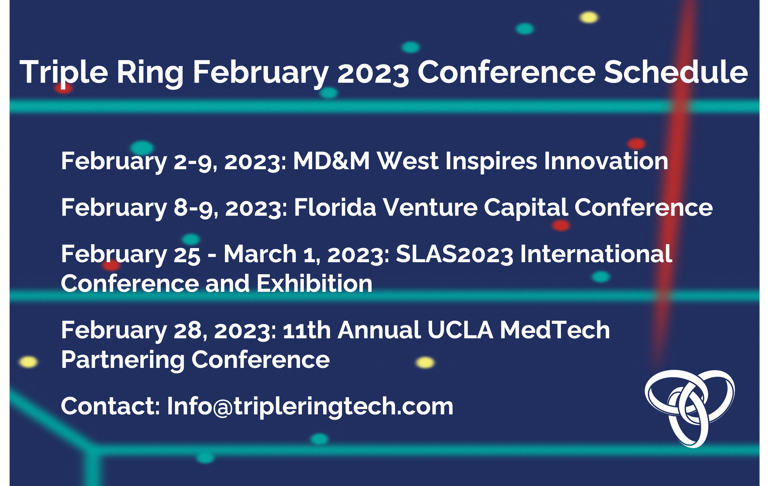 Triple Ring February 2023 Conference Schedule — Triple Ring Technologies