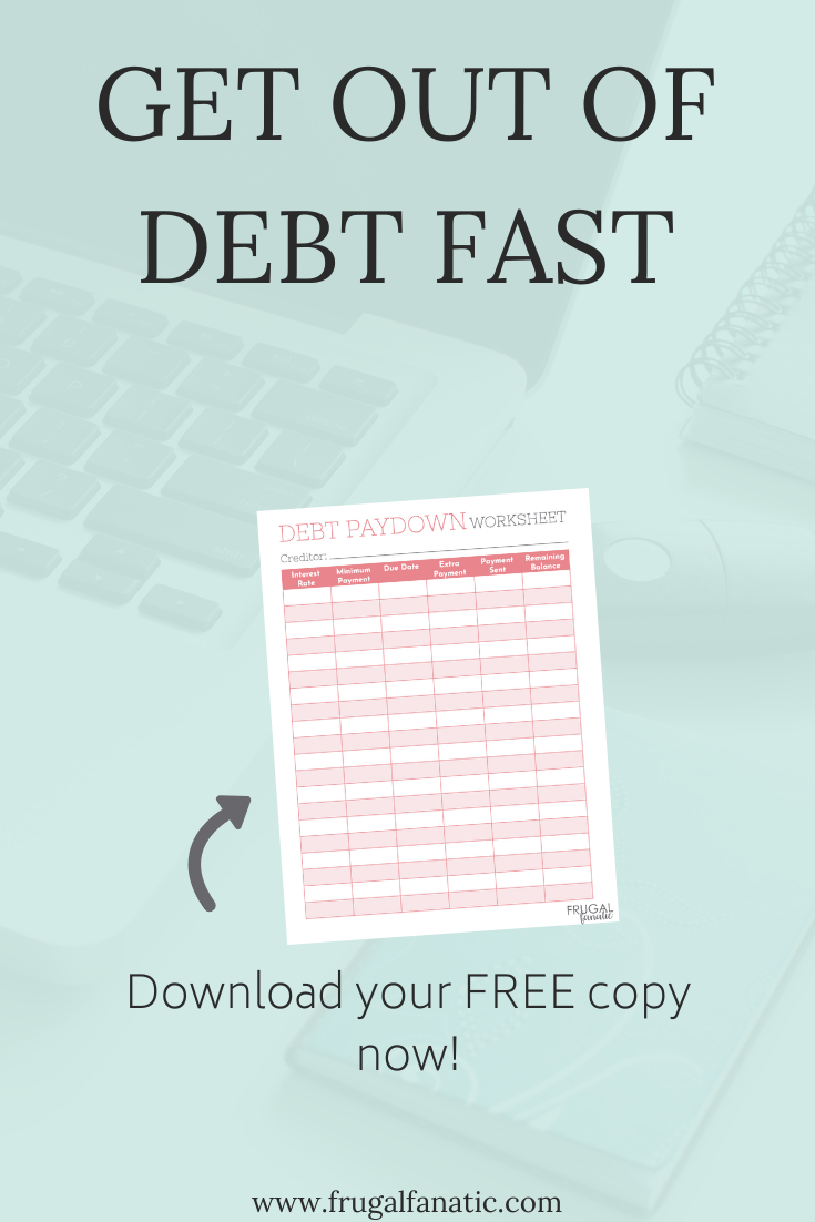 How to Use a Debt Pay Down Worksheet