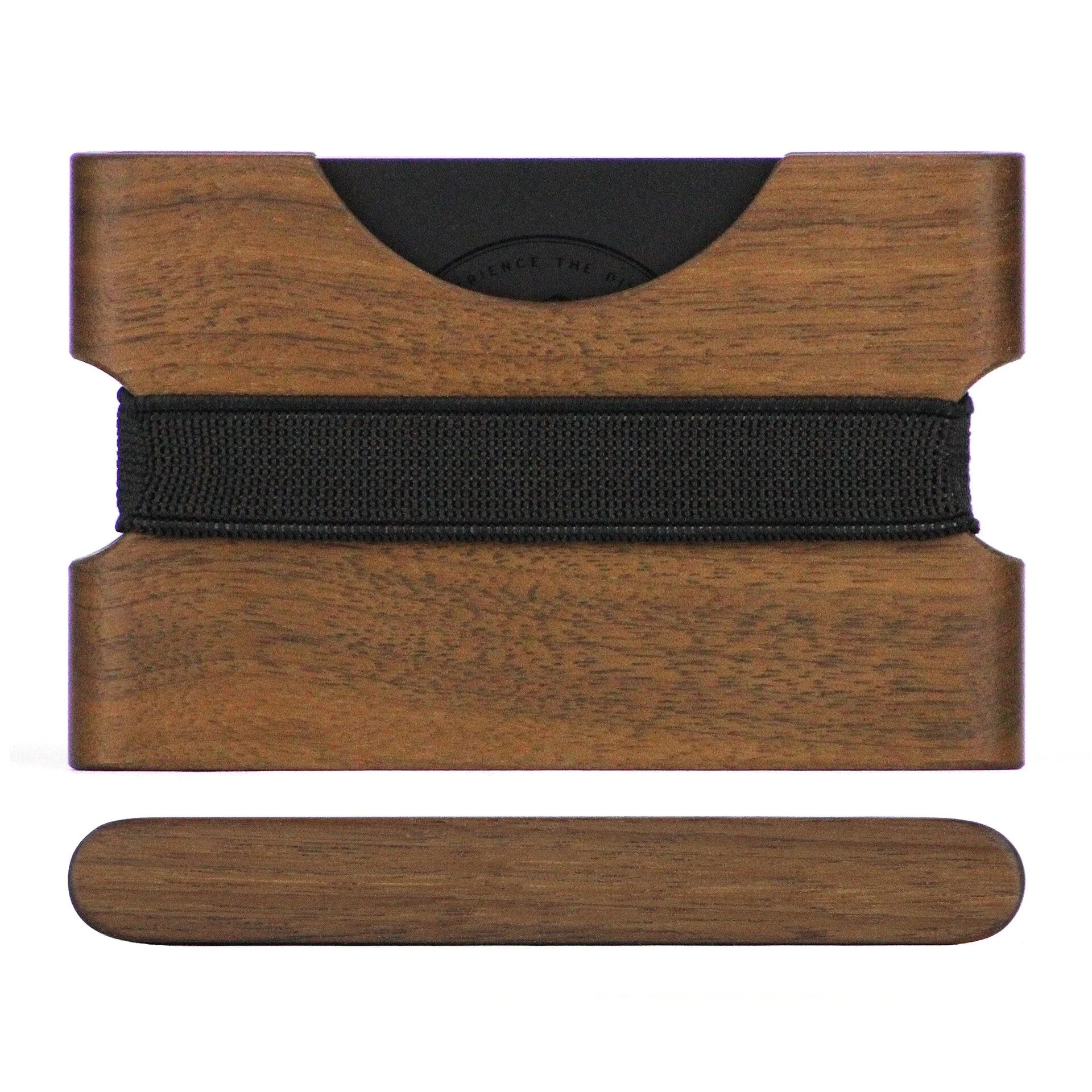 Wood Wallet | Black Walnut Card Wallet | Minimalist Wooden Card Wallet ...