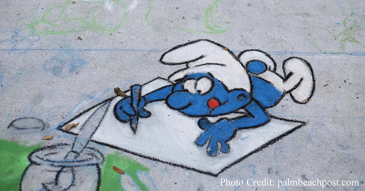 Chalk Drawing Is Awesome Fun! | Little Harvard Crèche, Montessori and ...