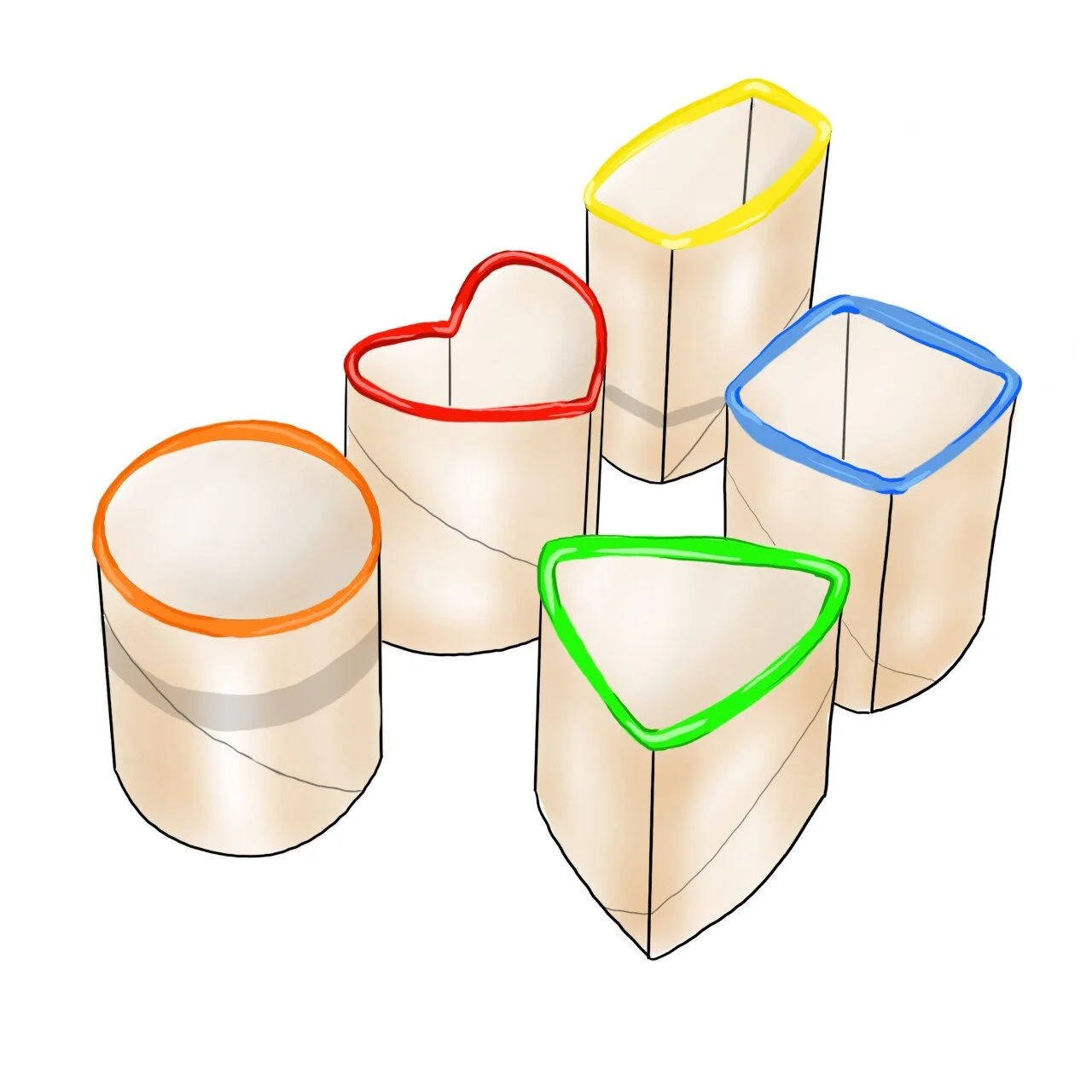At Home Toilet Paper Roll Stamps — DALLAS CONTEMPORARY