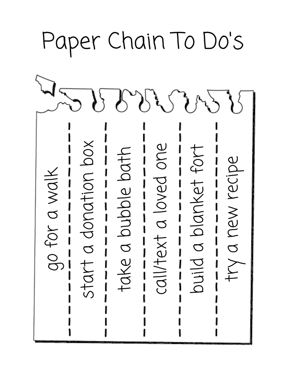 At Home Paper Chain — DALLAS CONTEMPORARY