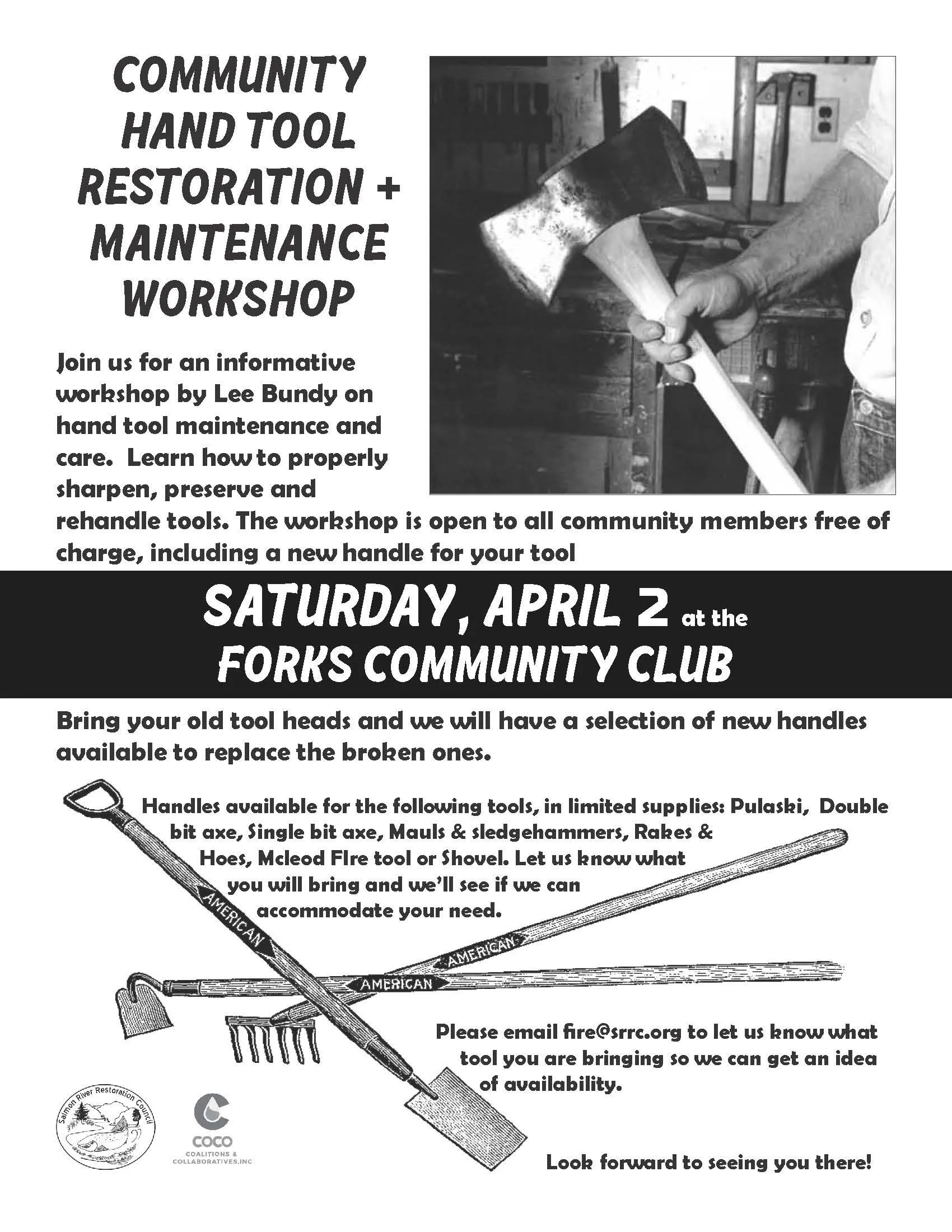 Community Hand Tool Restoration + Maintenance Workshop — The Mid ...