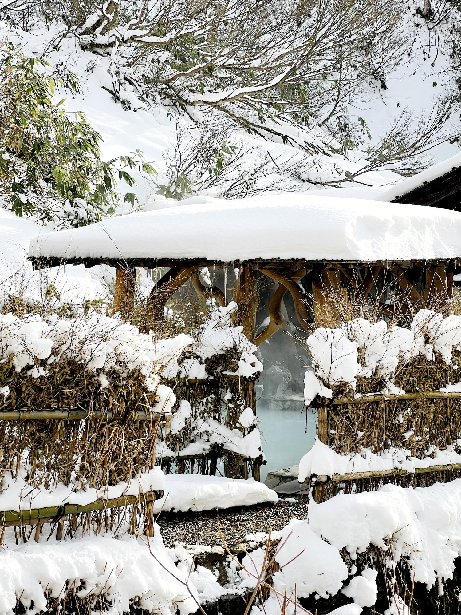 TSURU NO YU ONSEN RYOKAN IN AKITA PREFECTURE FEATURES AN ICONIC LARGE ...