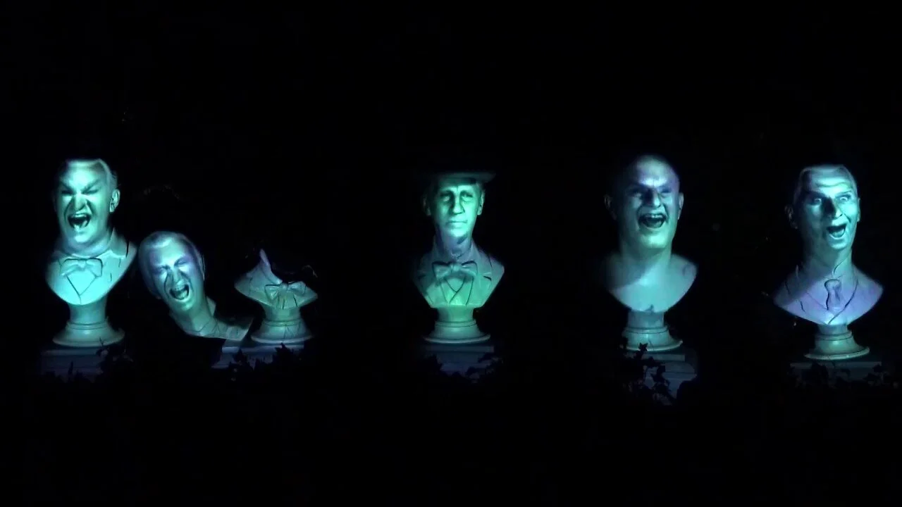 The Grim Grinning Singing Busts of the Haunted Mansion — The Disney ...