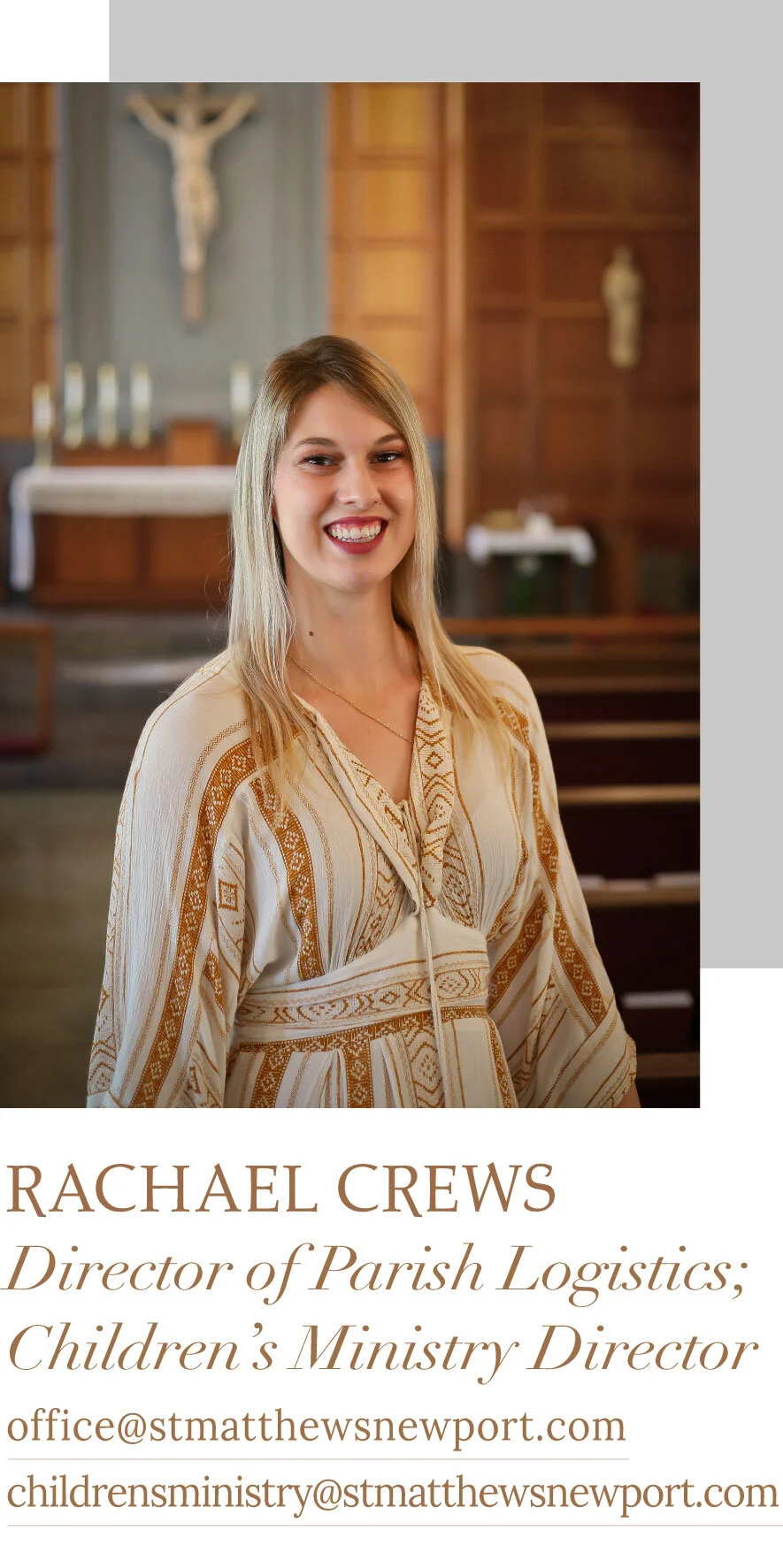 Our Staff — St Matthew's Church