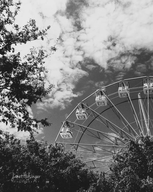 Black And White Ferris Wheel Tumblr
