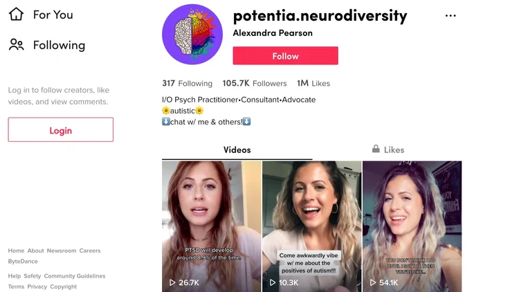 Top TikTok Users with Autism — American Autism Association
