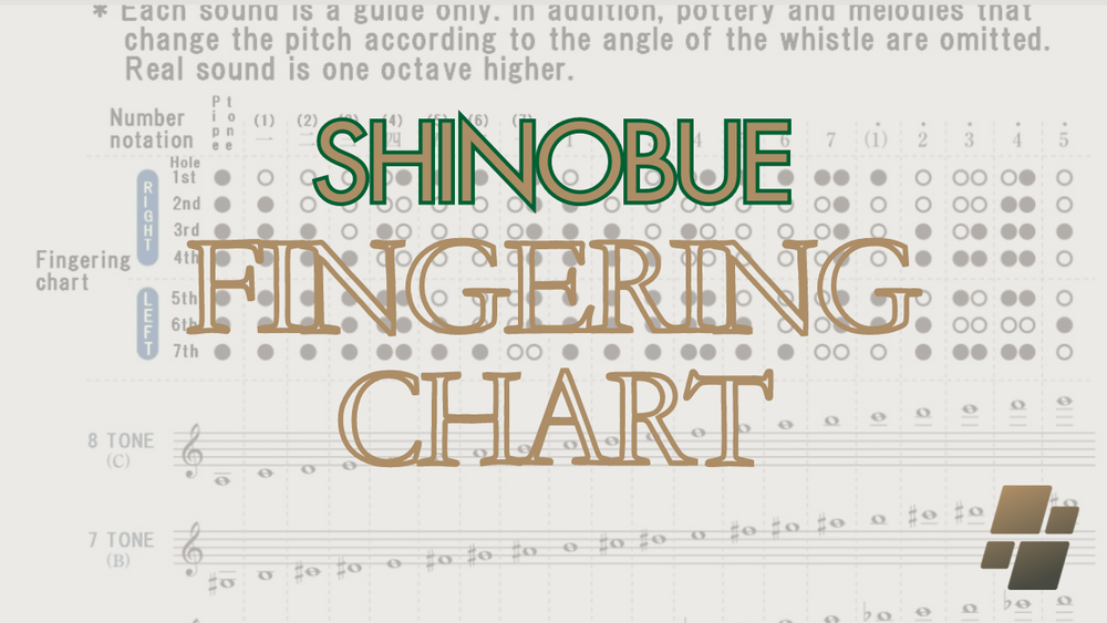 Shinobue Fingering Chart — Miki Saito - Shinobue (Japanese Bamboo Flute)