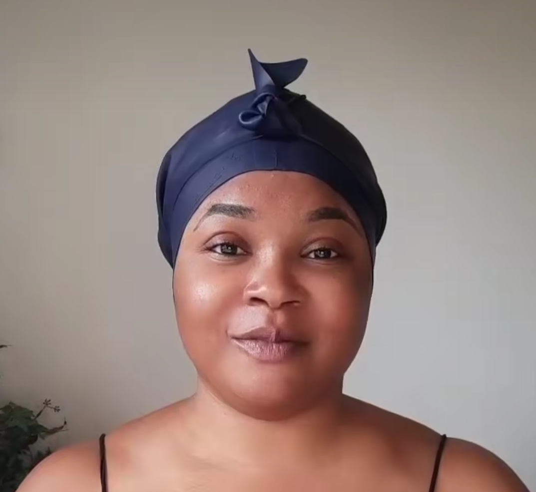 Swimscarf - swim headscarf the long hair cap for kids and adults ...