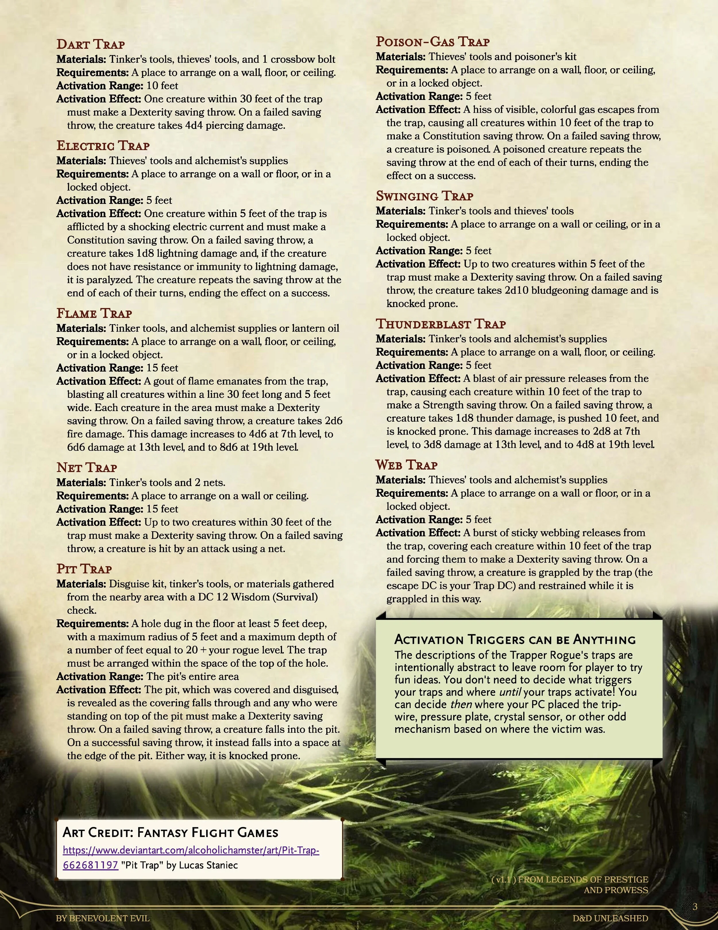 Wrangler Ranger & Trapper Rogue — DND Unleashed: A Homebrew Expansion ...