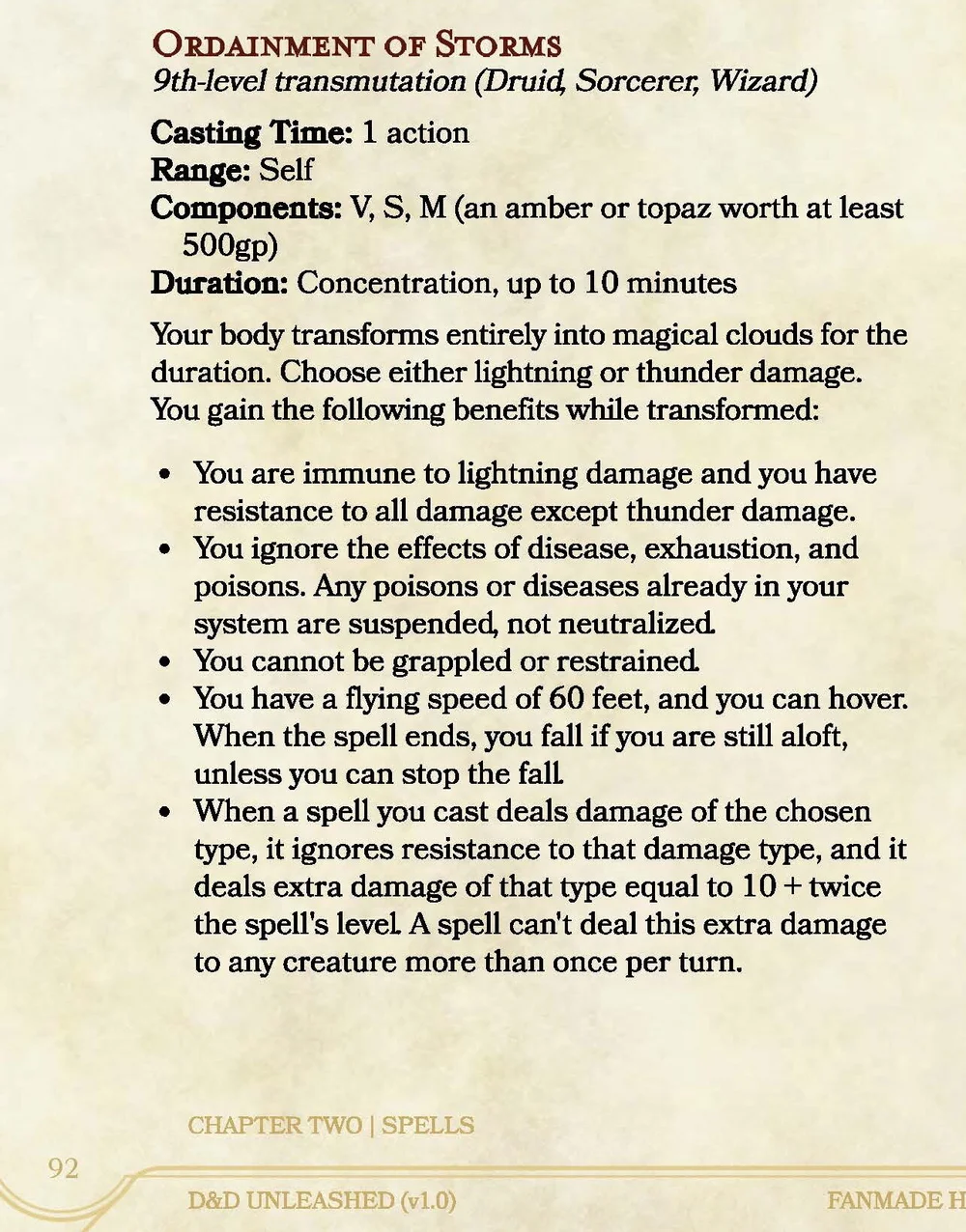 Lightning, Storms, and Electricity — DND Unleashed: A Homebrew ...