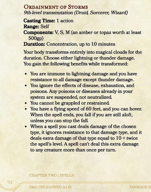 Lightning, Storms, and Electricity — DND Unleashed: A Homebrew ...