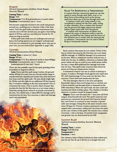 Volcanoes and the Plane of Magma — DND Unleashed: A Homebrew Expansion ...