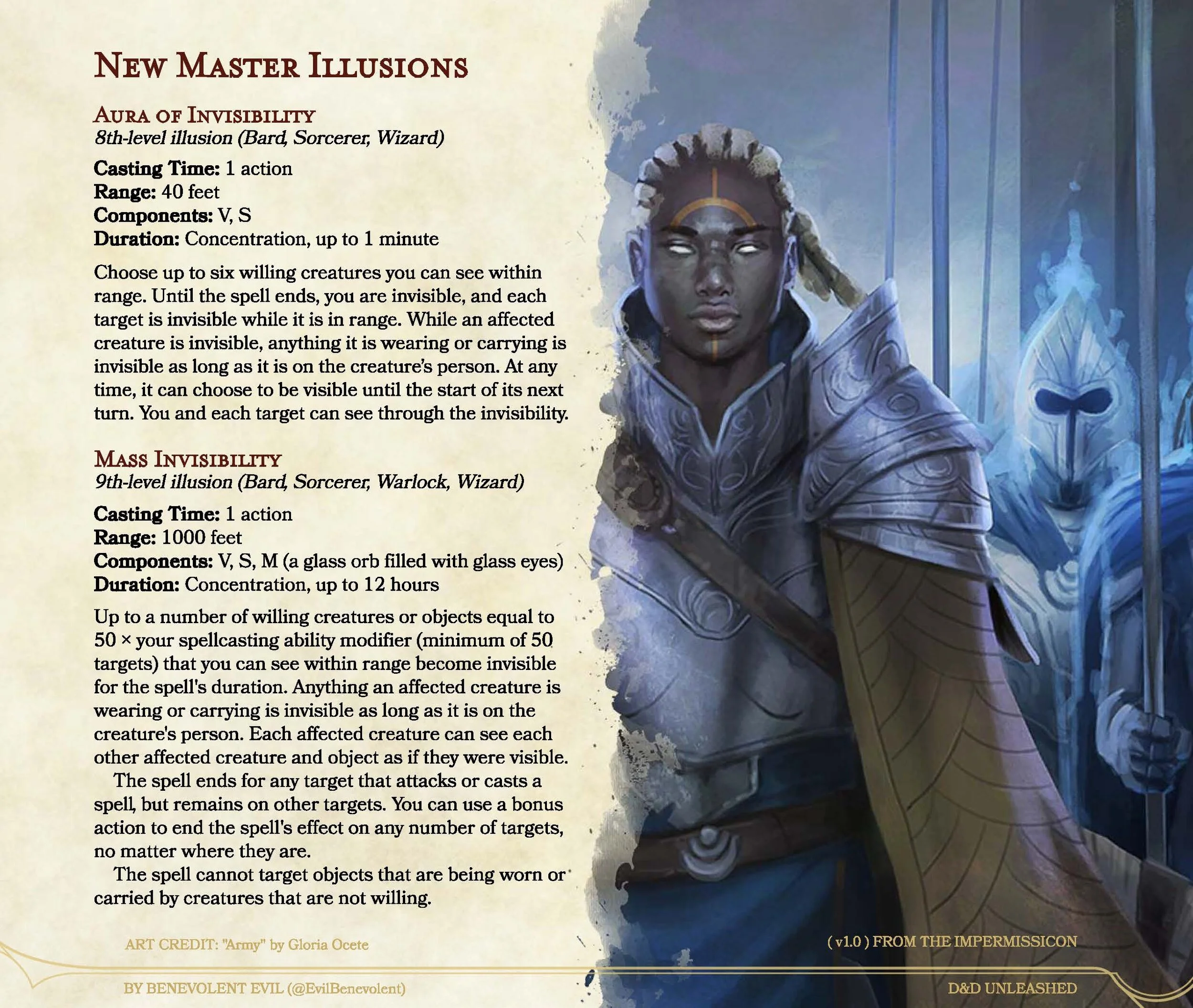 New Spells: Master Illusions — DND Unleashed: A Homebrew Expansion for ...