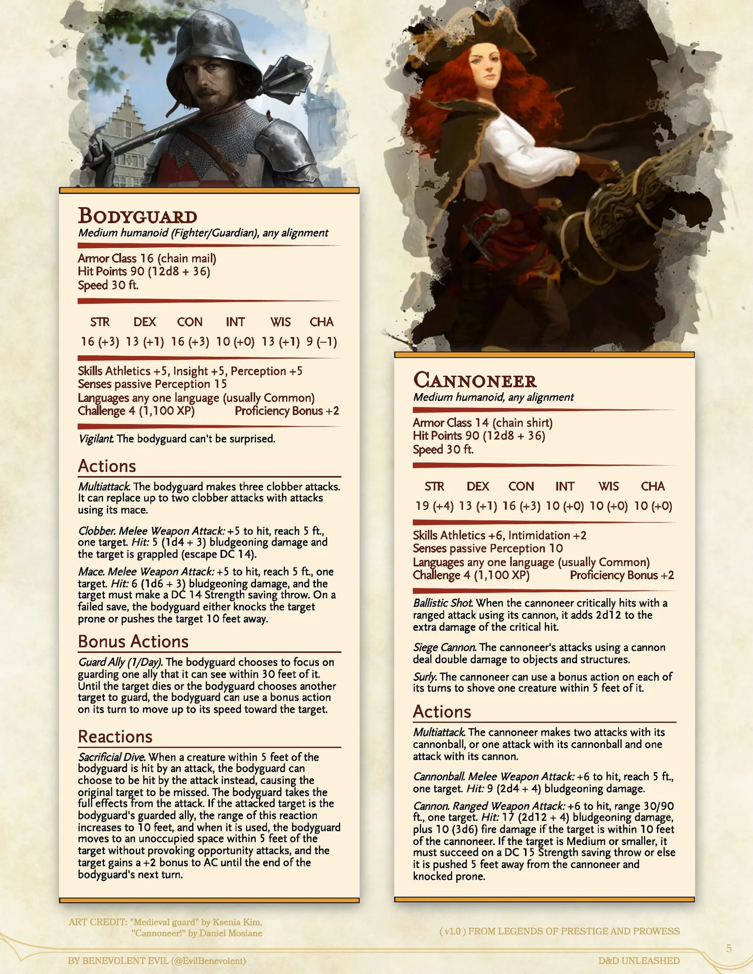 Thirty-One New Humanoid NPCs — DND Unleashed: A Homebrew Expansion for ...