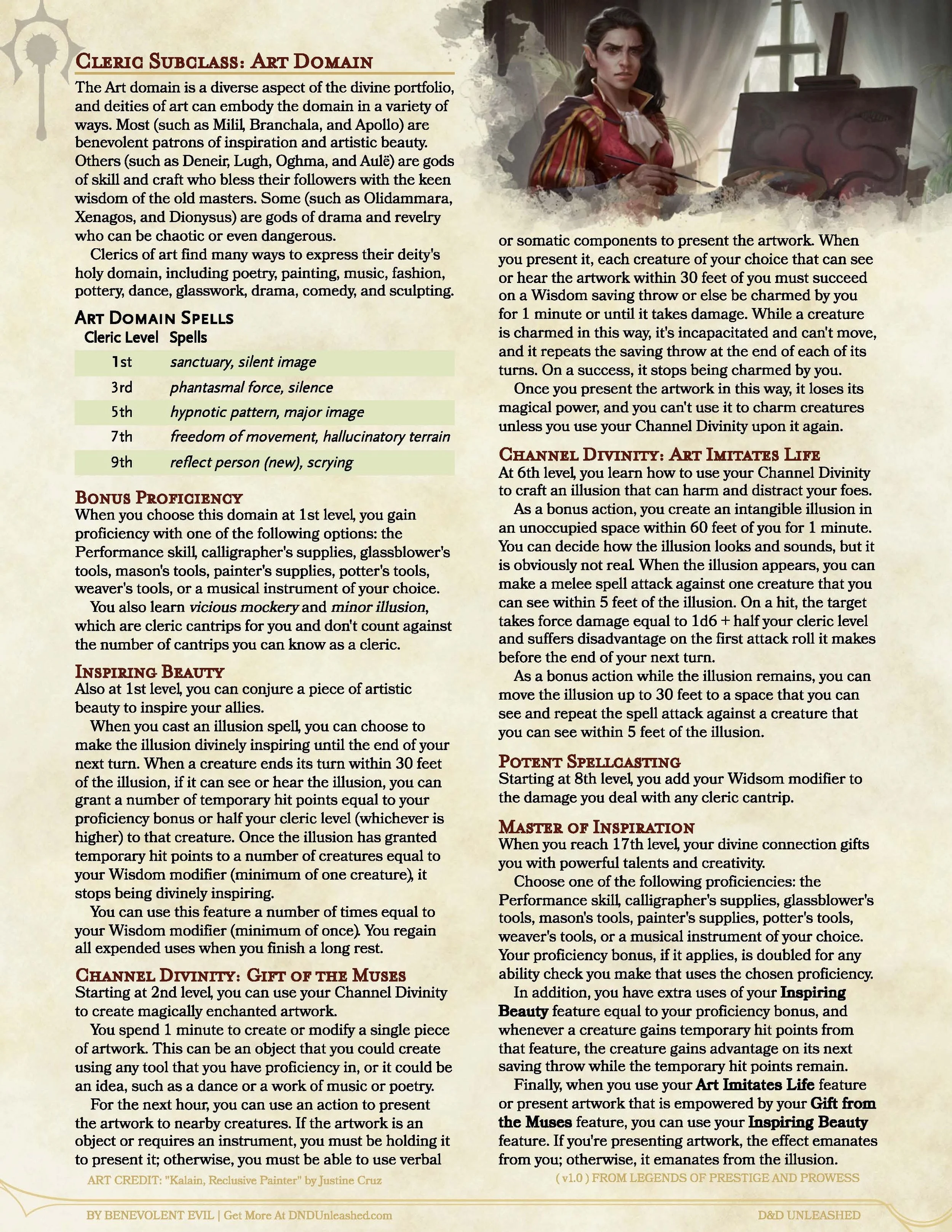 Clerics, Deities, & Domains — DND Unleashed: A Homebrew Expansion for ...