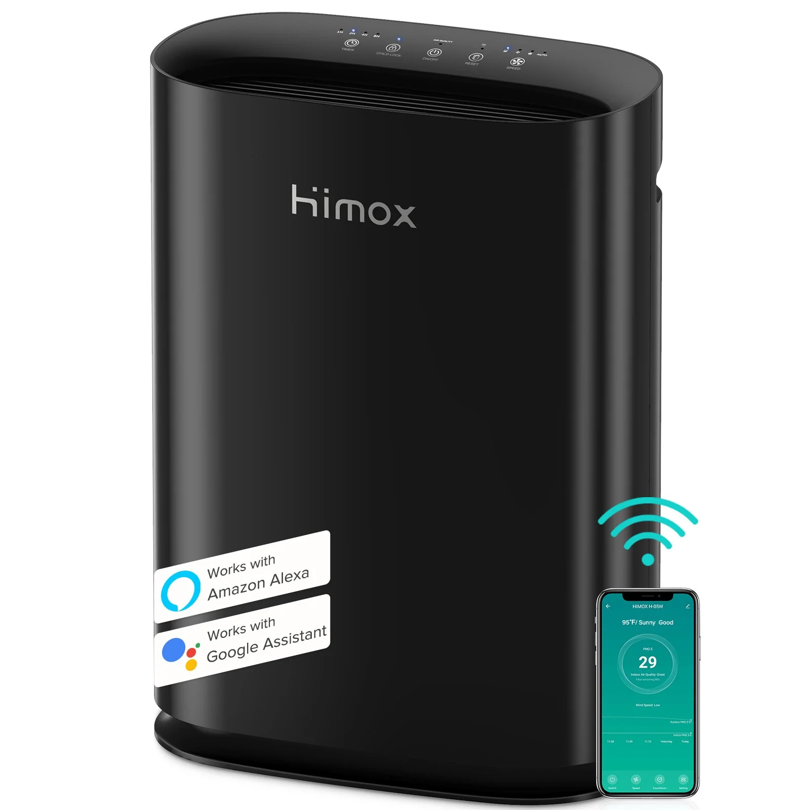 Air Purifier H05 - WIFI — Himox.com/home